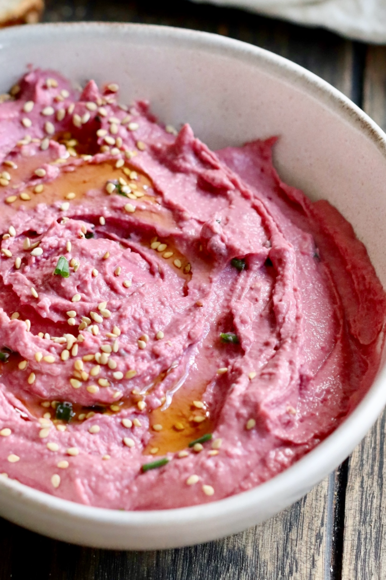 Recette - Houmous de betteraves