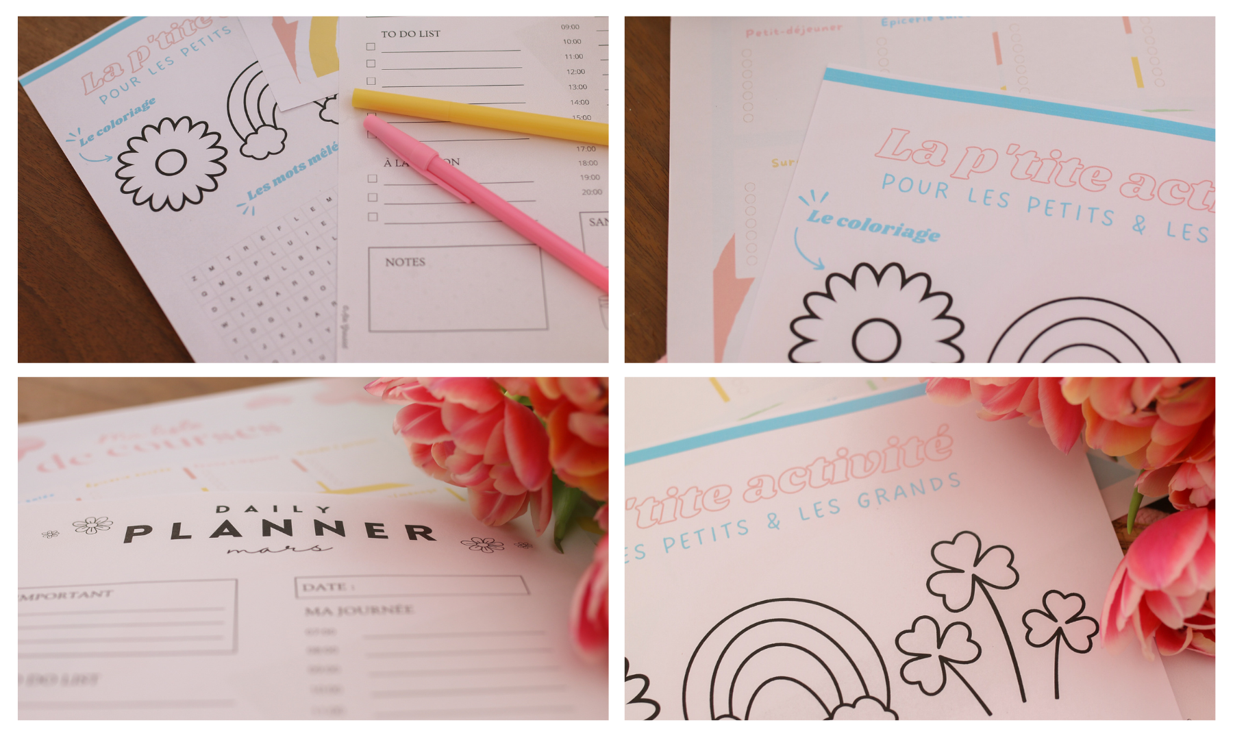 Organiser mars - 53 templates à imprimer
